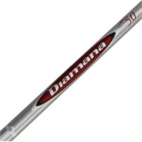 Used Mitsubishi Rayon Diamana M+ Red 50 HY Silver / Red Single item Golf Shafts at GlobalGolf.ca