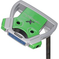 Used TaylorMade MySpider X Silver/Neon Green/Blue Putter Standard Used ...