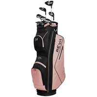 New Callaway REVA Rose Gold 11 Piece Club Set Complete Set Womens Golf Club at GlobalGolf.ca