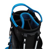New TaylorMade Pro Stand Golf Bag Black Blue Stand at GlobalGolf.com