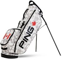 New Ping HooferLite 2024 Stand Golf Bag White Camo Stand at GlobalGolf.ca