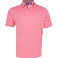 FootJoy TOUR LOGO Heather Lisle Lattice Print Pink Lemonade Shirt Men | eBay