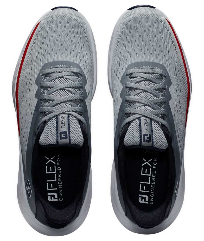 FootJoy Flex XP Previous Season 56284 Gray Navy Red Men Spikeless Golf ...